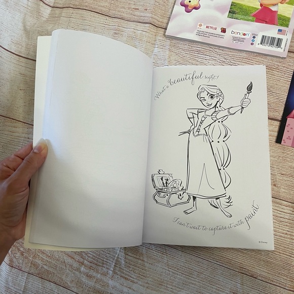 Bendon | Toys | Set Of 7 New Coloring And Activity Book Frozen Tangled ...
